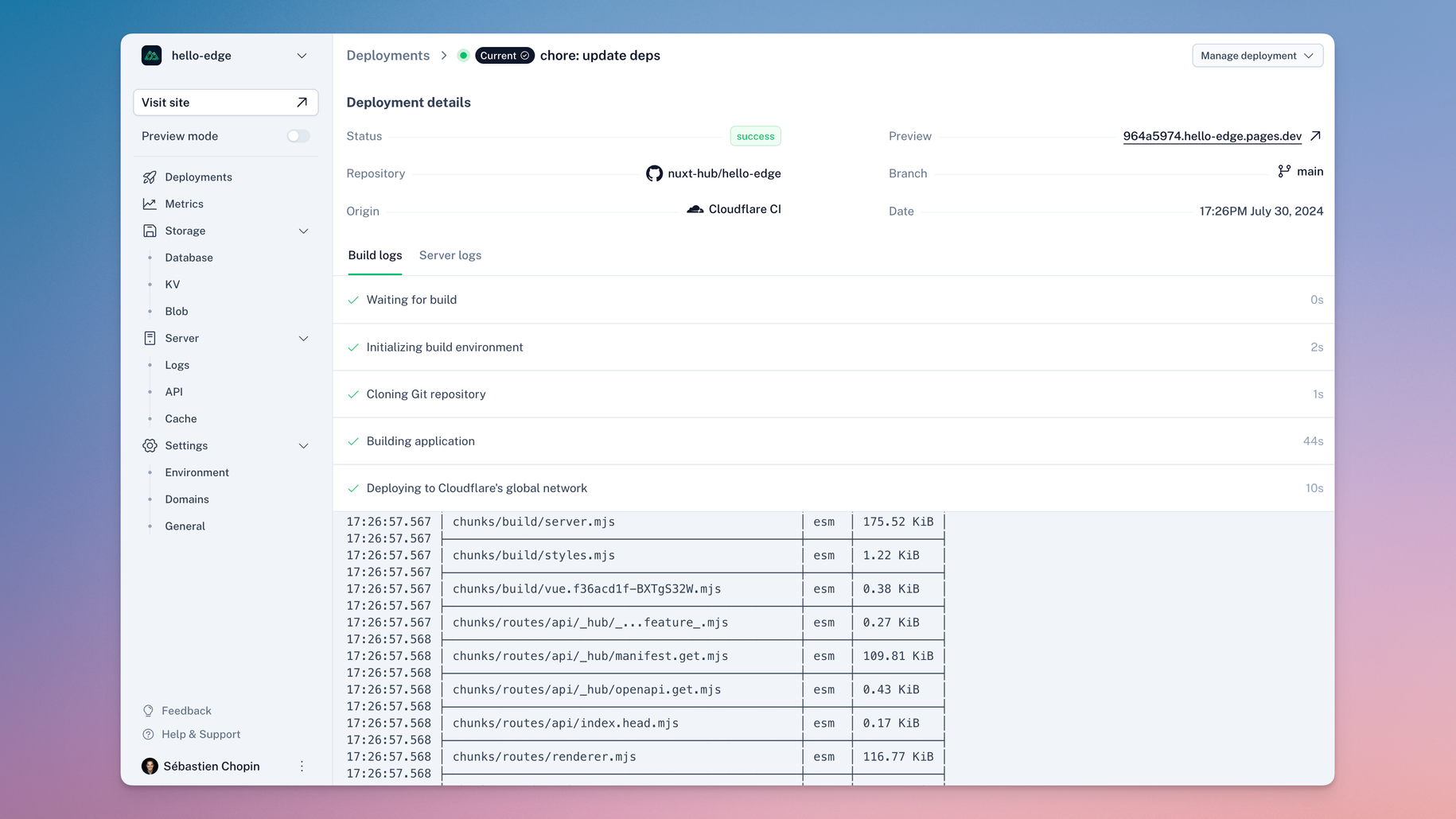 Deploy Nuxt On The Edge · Nuxthub